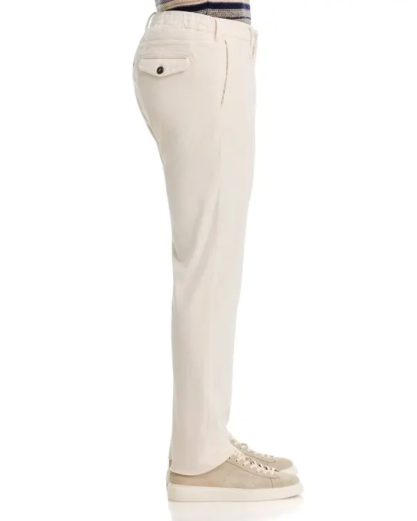 Eleventy Cotton Modal Drawstring Jogger Pants - Ivory