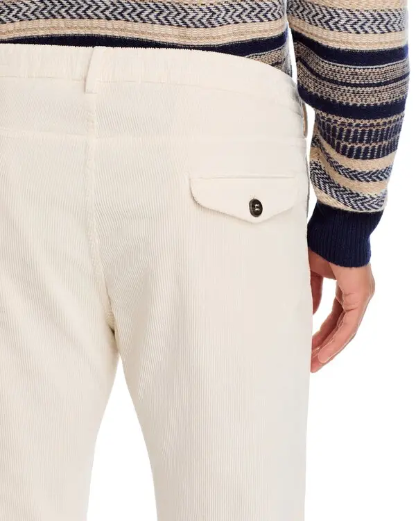 Eleventy Cotton Modal Drawstring Jogger Pants - Ivory