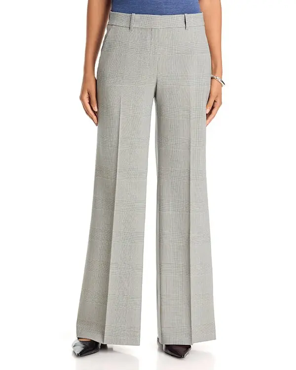 Theory Wales Wool Blend Flare Pants