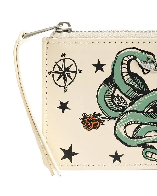 Zadig&Voltaire Zv Tattoo Leather Card Holder
