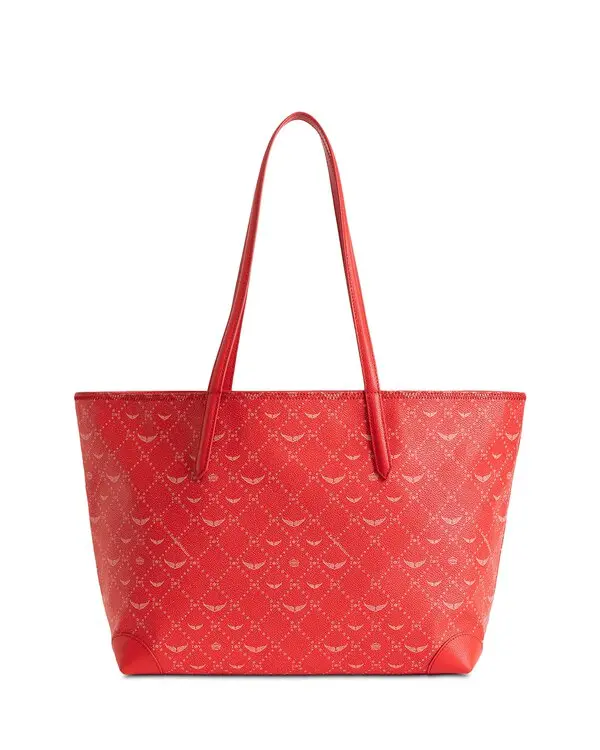 Zadig&Voltaire Z Shopper Monogram Coated Canvas Tote