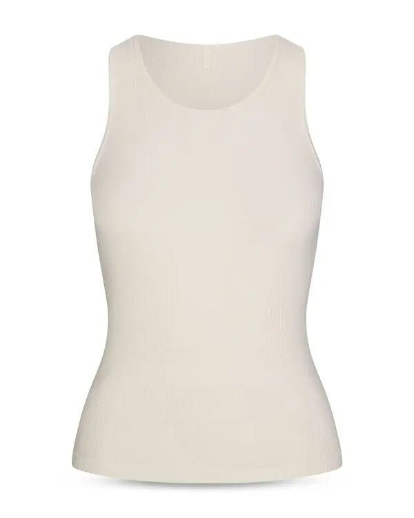 SKIMS Boyfriend Rib Tank Top - Ivory