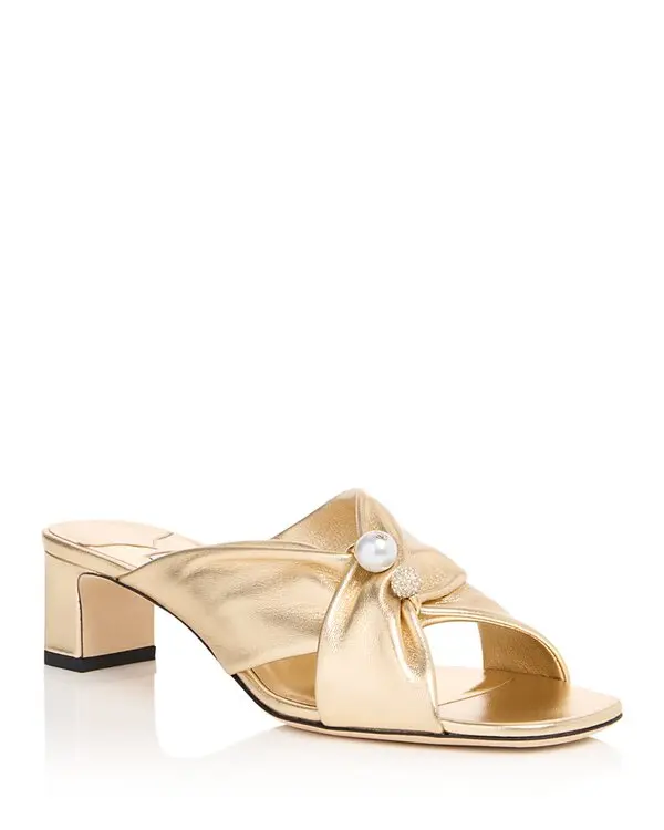 JIMMY CHOO Rafi Block Heel Sandals