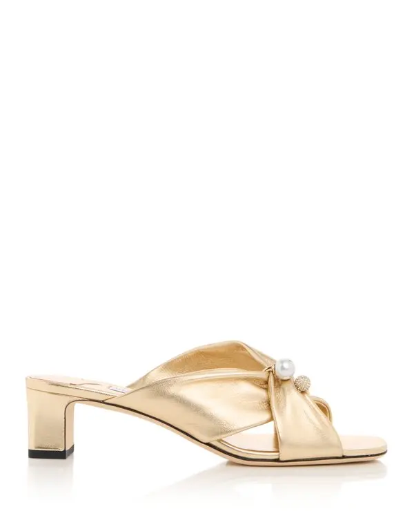 JIMMY CHOO Rafi Block Heel Sandals
