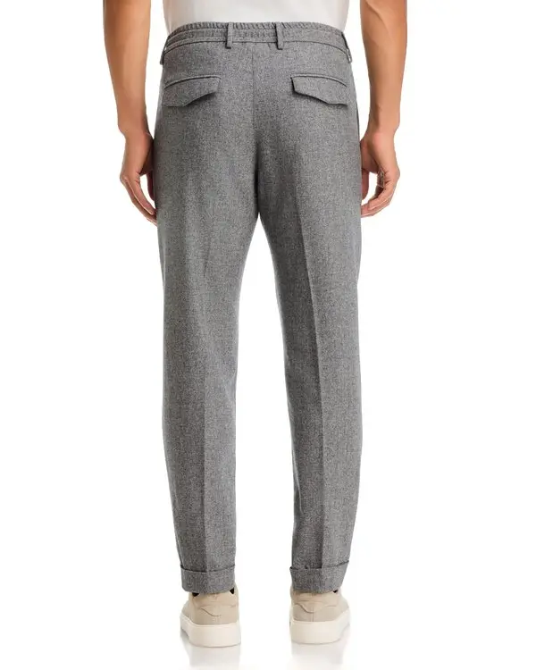 Eleventy Wool & Cotton Cashmere Jogger Pants