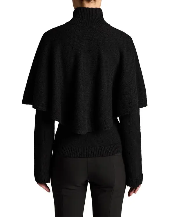 Vince Cape Cardigan With Turtleneck