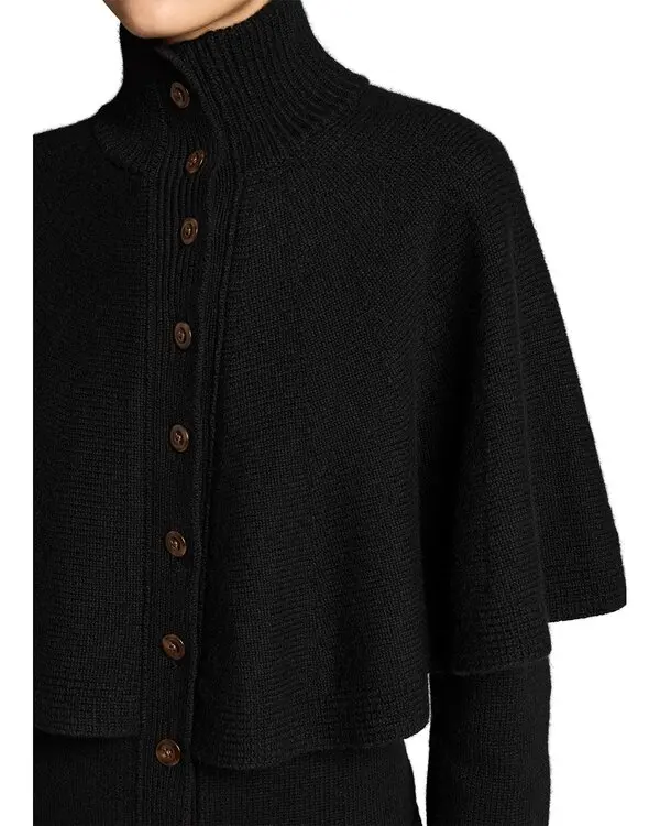 Vince Cape Cardigan With Turtleneck