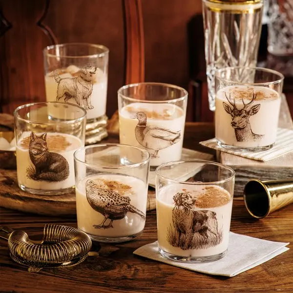 VIETRI Wildlife Glass Tumblers, Set Of 6