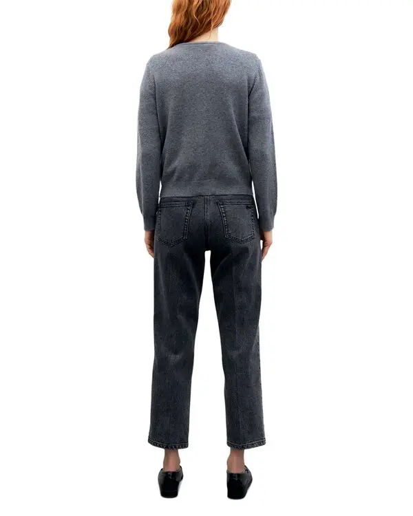Gerard Darel Argyle Wool Cardigan