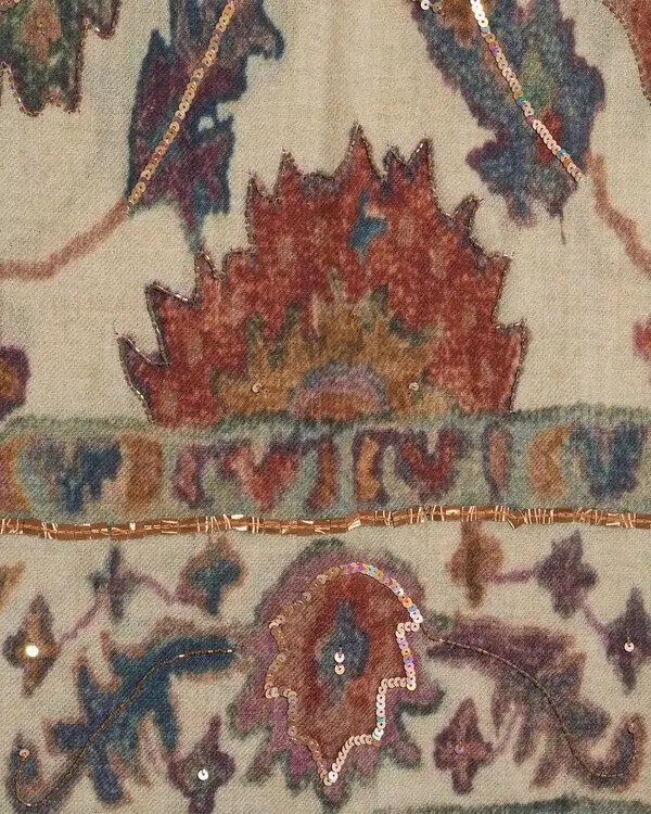 Gerard Darel Soane Sequined Wool & Silk Scarf