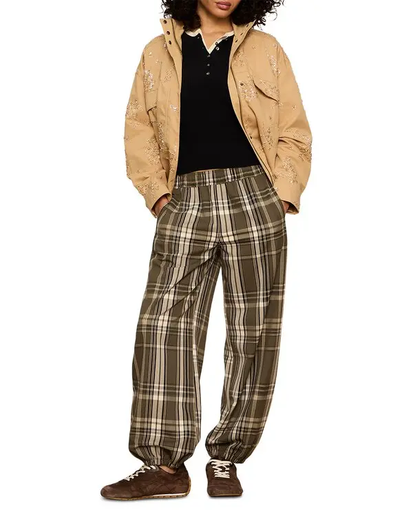 Sanctuary Embellished Cotton Surplus Jacket