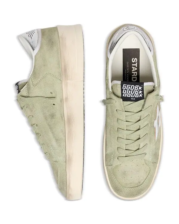 GOLDEN GOOSE Stardan Lace Up Suede Sneakers