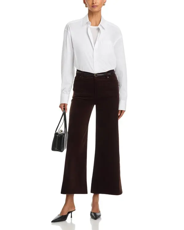 FRAME Corduroy High Rise Swing Jeans