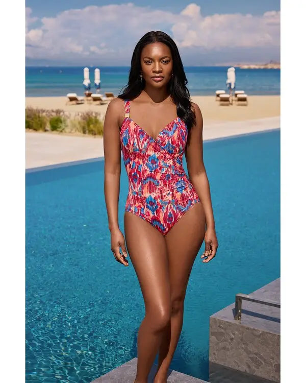 Miraclesuit Ikat Dorado Siren One Piece Swimsuit