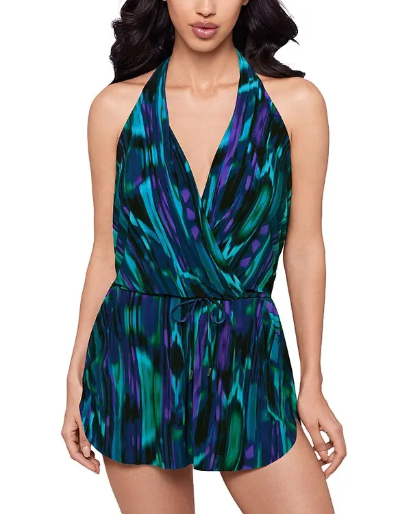 Magicsuit Halterneck Printed One Piece Swimsuit