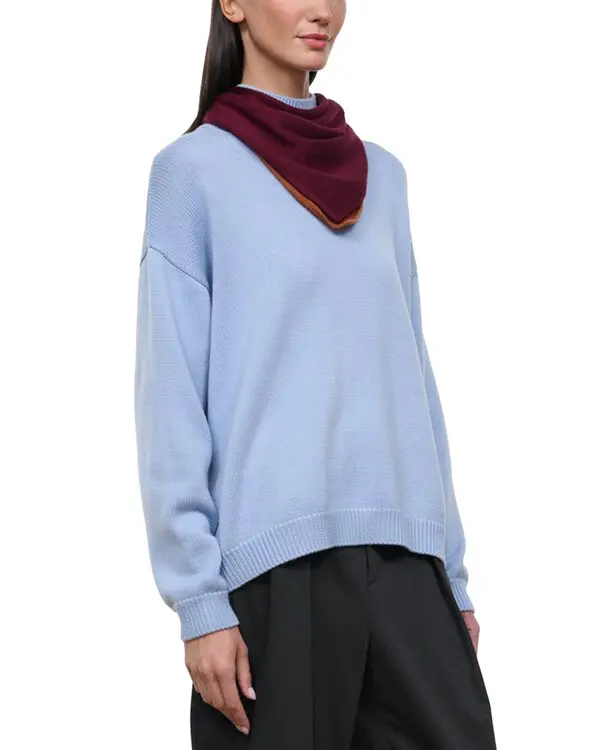 Staud Winston Wool Scarf Sweater