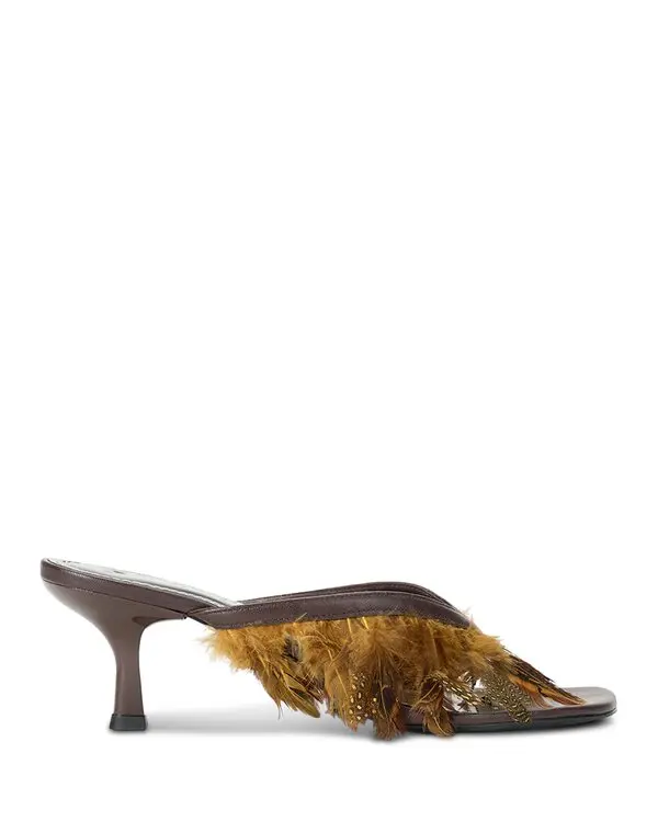 Staud Freja Thong Kitten Heel Sandals