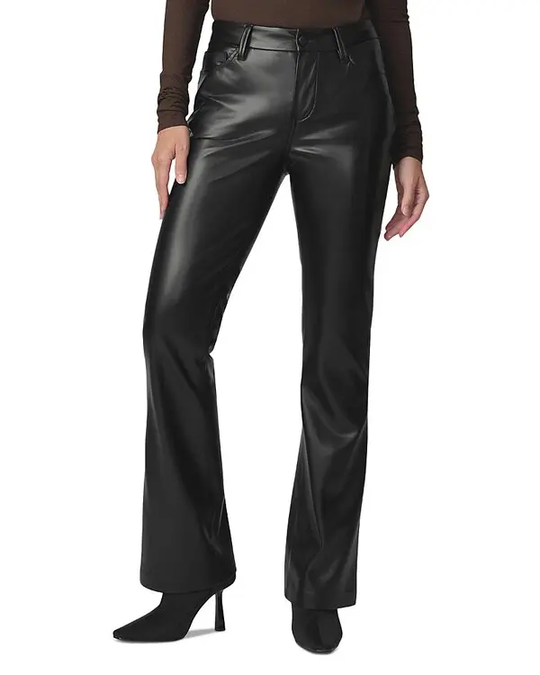 Joe's Jeans Provocateur Petite Bootcut Faux Leather Mid Rise Jeans