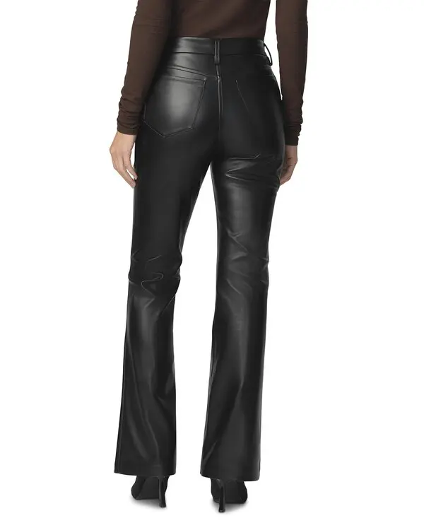 Joe's Jeans Provocateur Petite Bootcut Faux Leather Mid Rise Jeans
