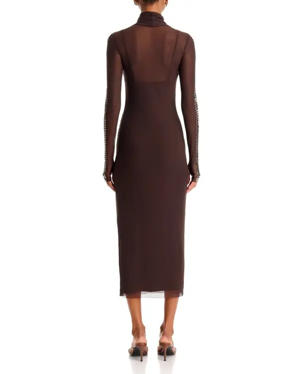 AFRM Shailene Studded Mesh Dress