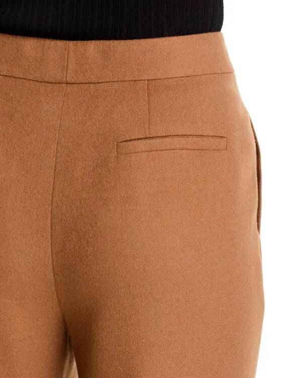 Lafayette 148 New York Wool Press Pleat Flare Leg Pants
