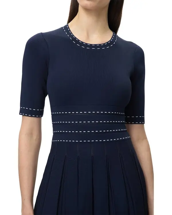 Herve Leger Kimberly Box Pleat Dress