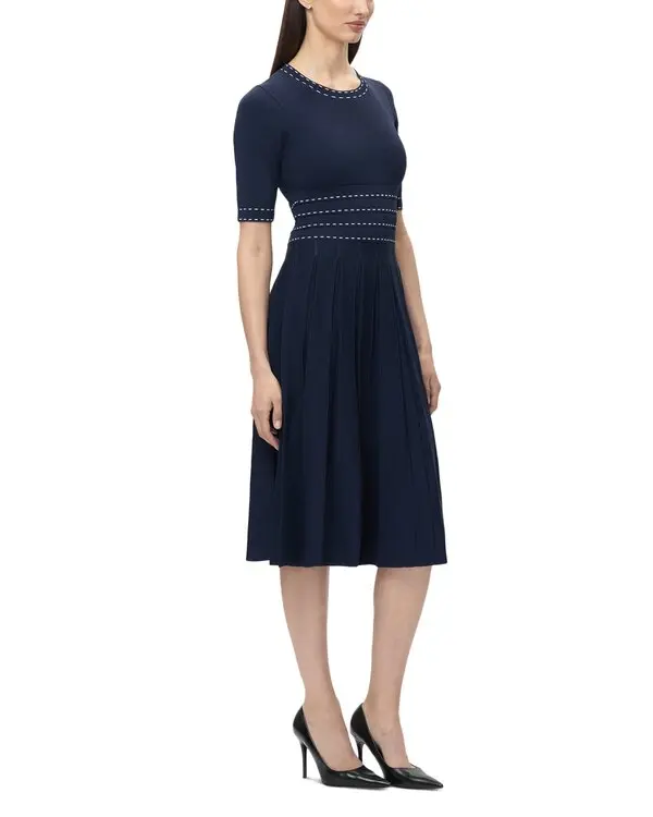 Herve Leger Kimberly Box Pleat Dress