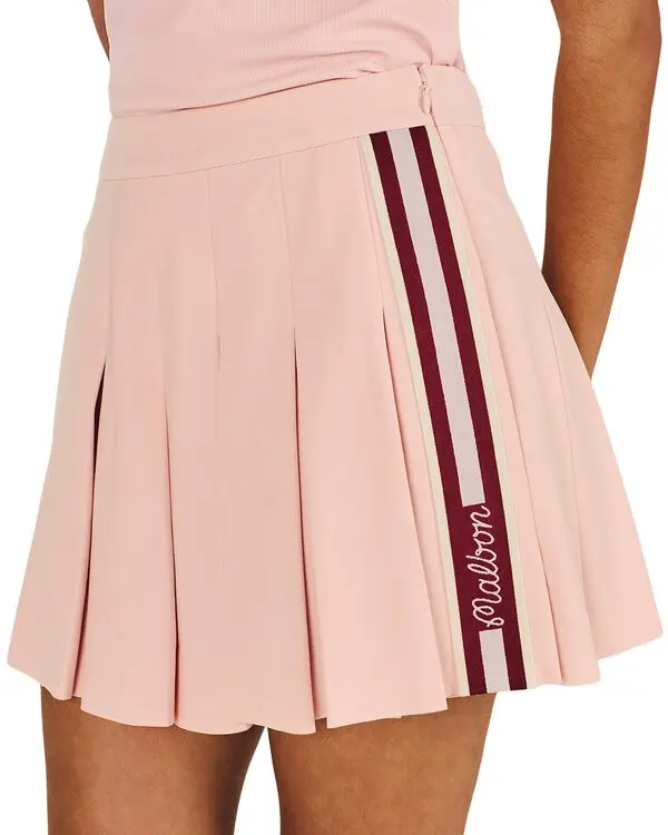 MALBON Esperanza Skirt With Pleats And Striped Detail
