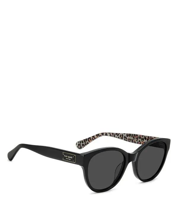 Kate Spade New York Jonnie Cat Eye Sunglasses - Black