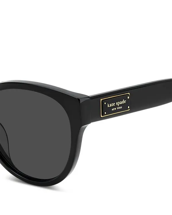 Kate Spade New York Jonnie Cat Eye Sunglasses - Black