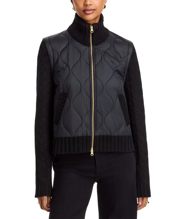Veronica Beard Patra Mixed Media Jacket