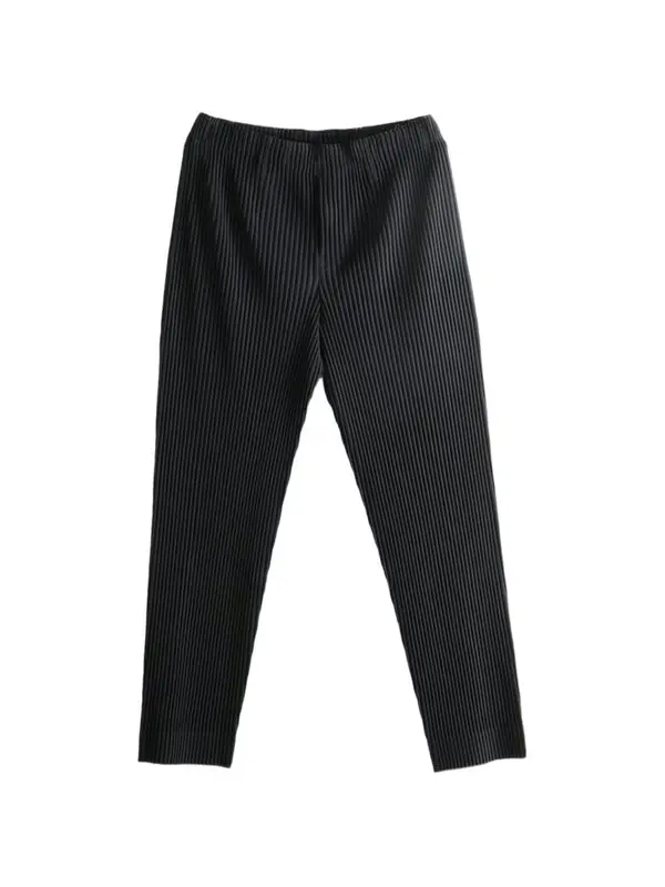 Issey Miyake Homme Plissé Pleated Polyester Trousers