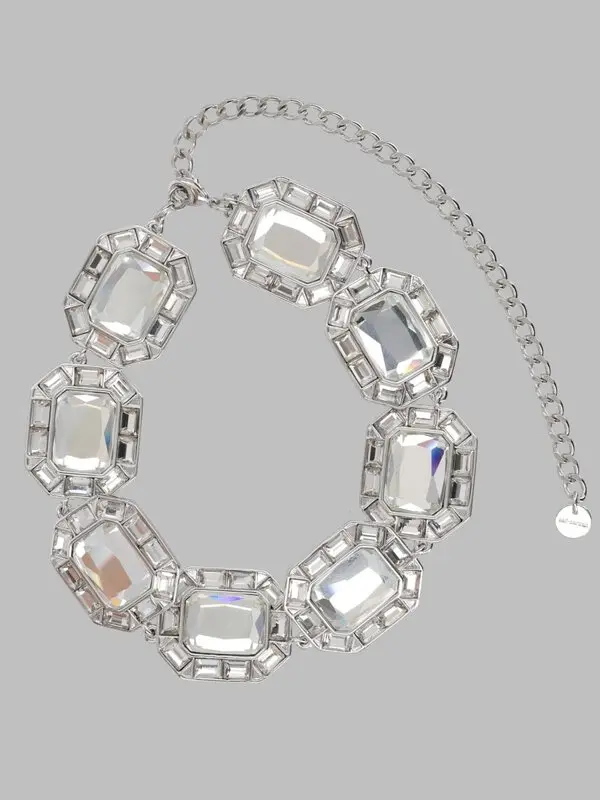 SELF-PORTRAIT Crystal Statement Necklace