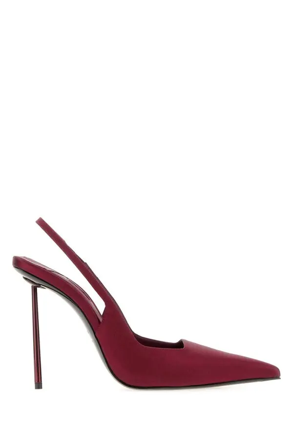 LE SILLA Amelia Satin Slingback Pumps With 11 Cm Stiletto Heel - Red