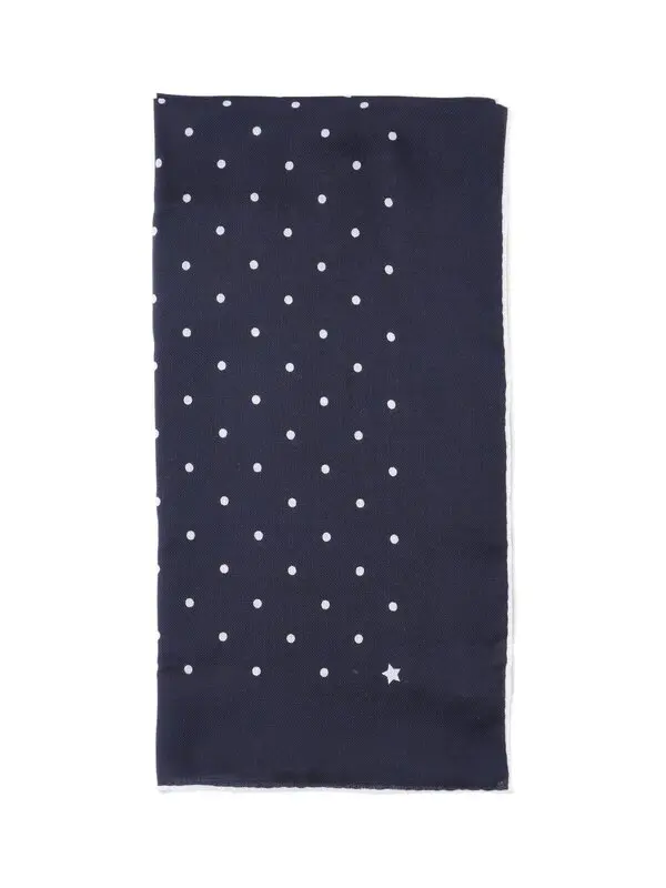 Destin Polka Dot Scarf - Blue