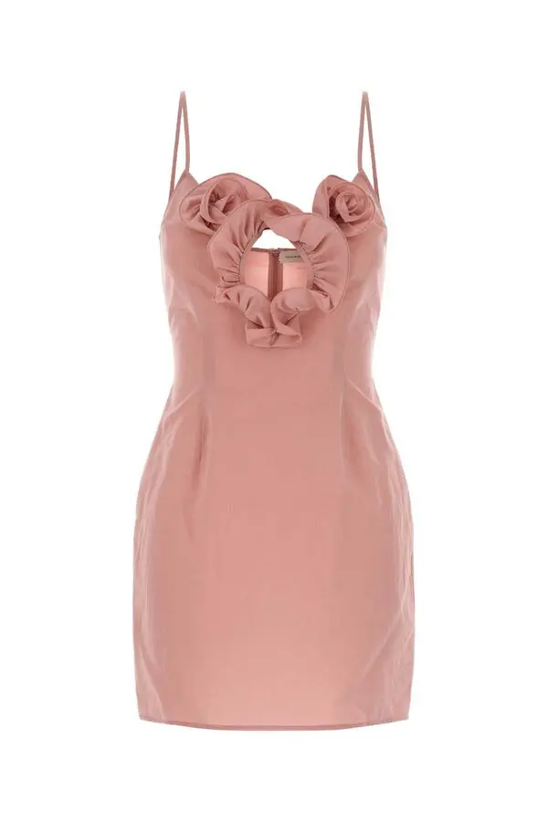 Magda Butrym Dress With Rose Embellishment