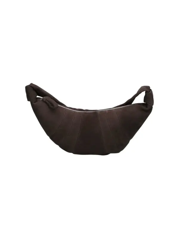 LEMAIRE Crescent Leather Shoulder Bag - Brown