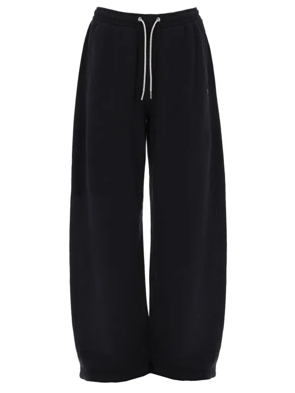Alexander Wang Mid-waist Cotton Jogger Pants - Black