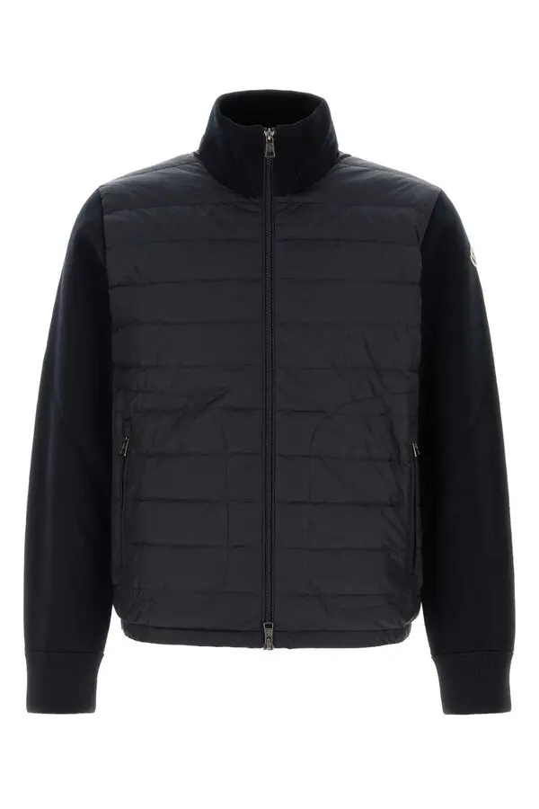 Moncler Quilted Knit Cardigan