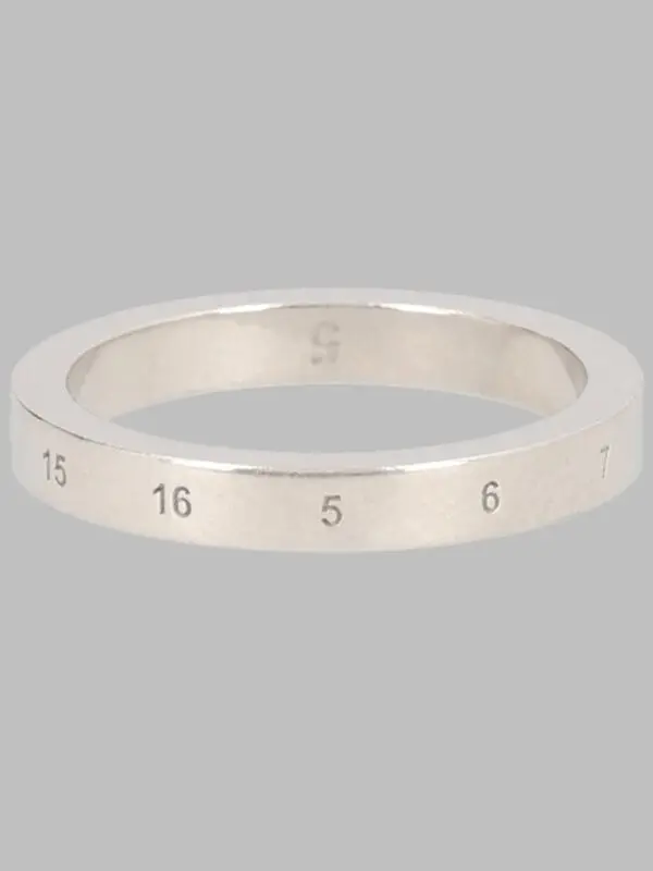 MAISON MARGIELA Engraved Numbered Band Ring