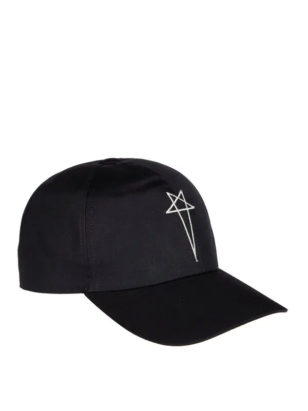 Rick Owens Embroidered Berretto With Visor