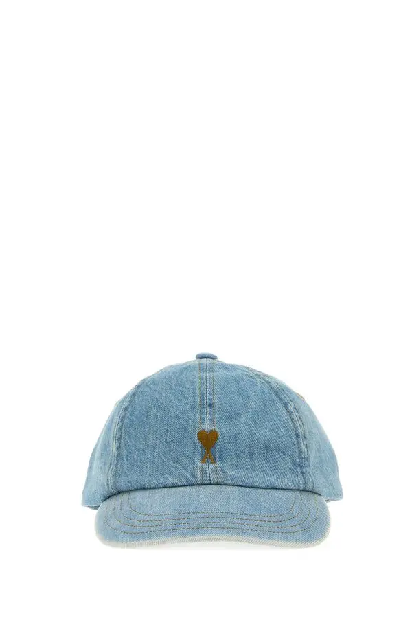 AMI Paris Denim Baseball Cap