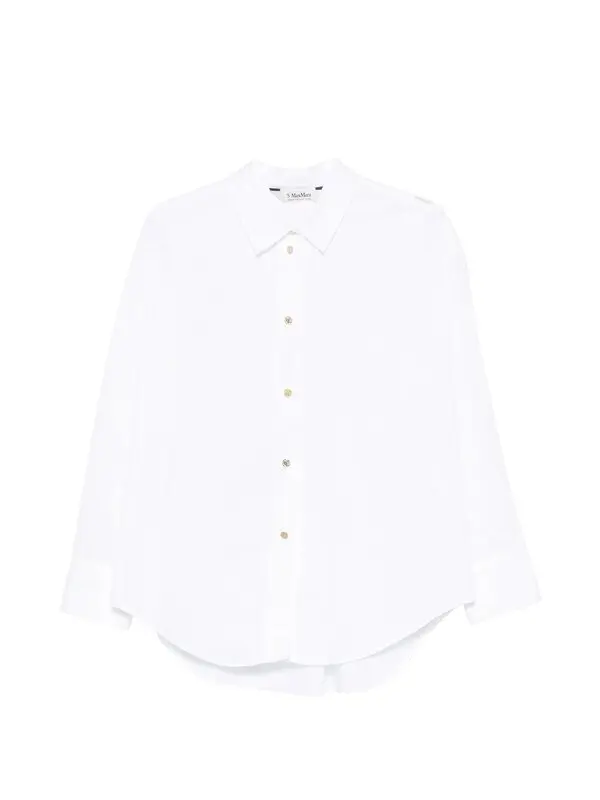 Max Mara Cotton Poplin Shirt - White