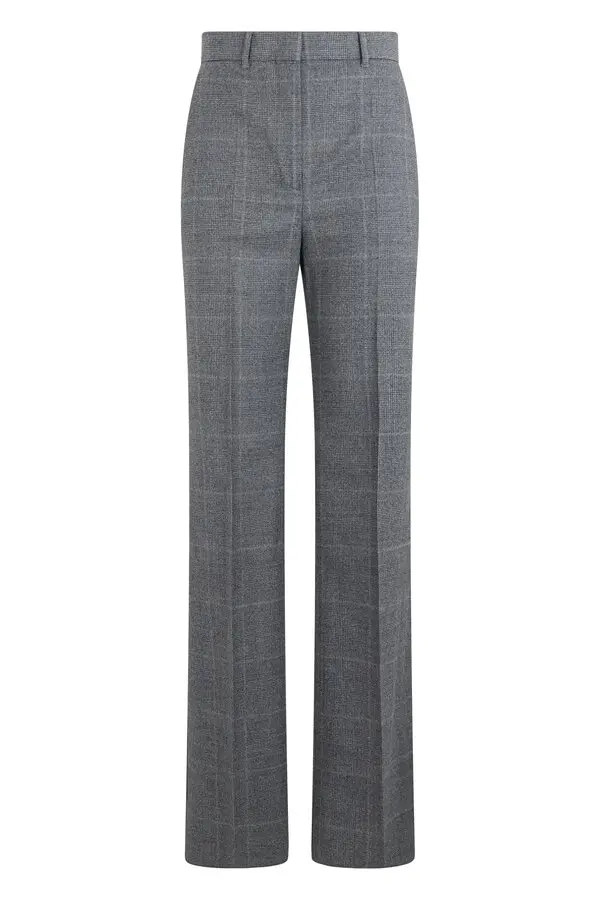 Max Mara High-waisted Wide-leg Virgin Wool Trousers With Stretch