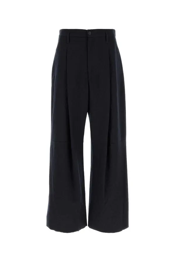 Giorgio Armani Midnight Wool Wide-leg Pant