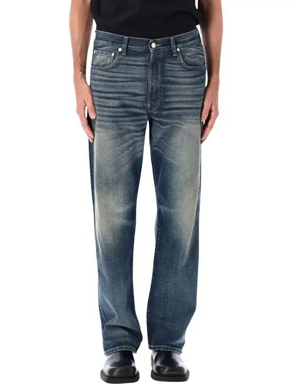 HAIKURE Straight-leg Jeans - Mid Blue