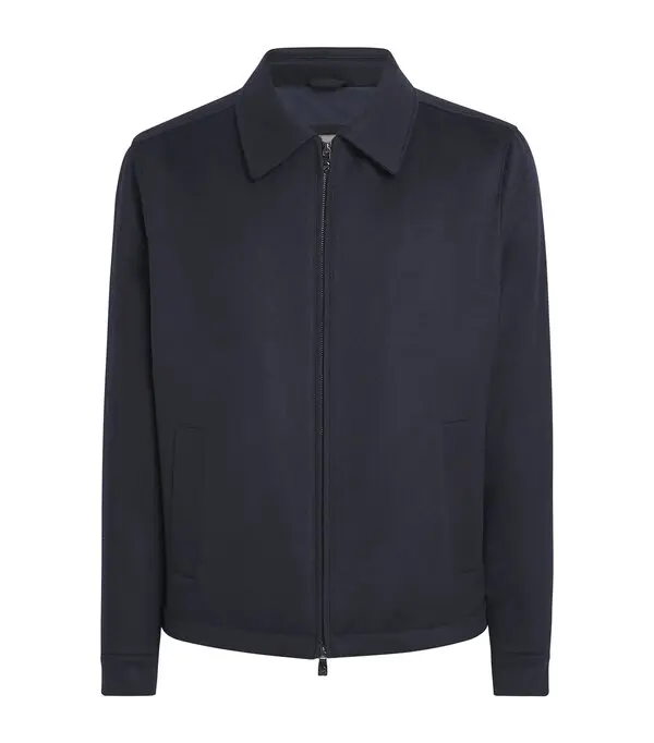 Corneliani Cashmere Zip-up Jacket