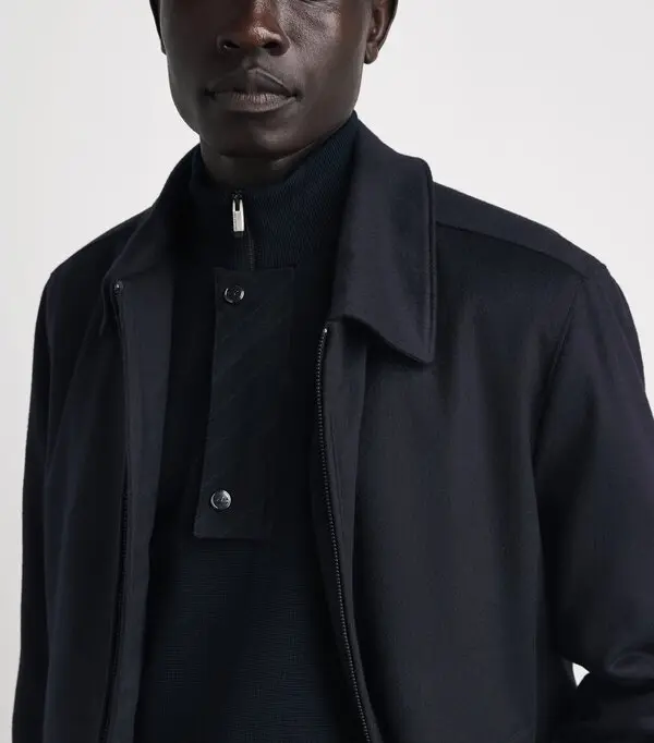 Corneliani Cashmere Zip-up Jacket