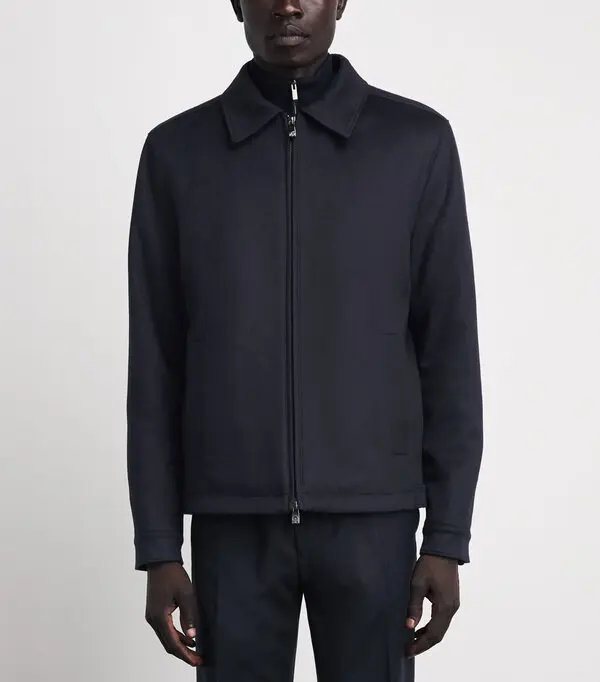 Corneliani Cashmere Zip-up Jacket