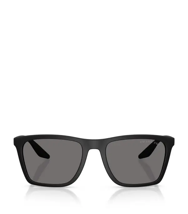Prada Injected Pr B08s Square Sunglasses - Black
